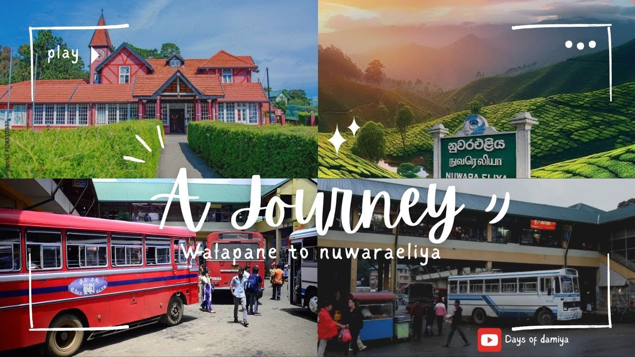 A journey from Walapane to Nuwaraeliya - YouTube