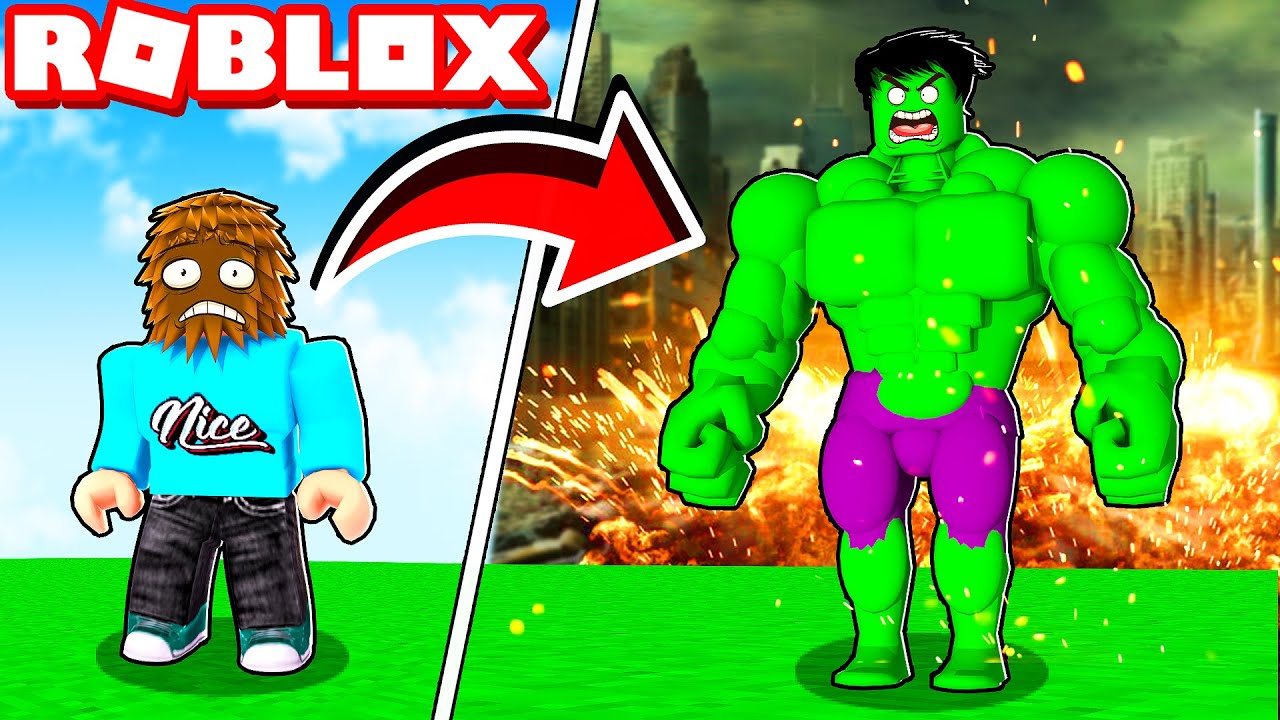 Playing As The HULK In Roblox - YouTube