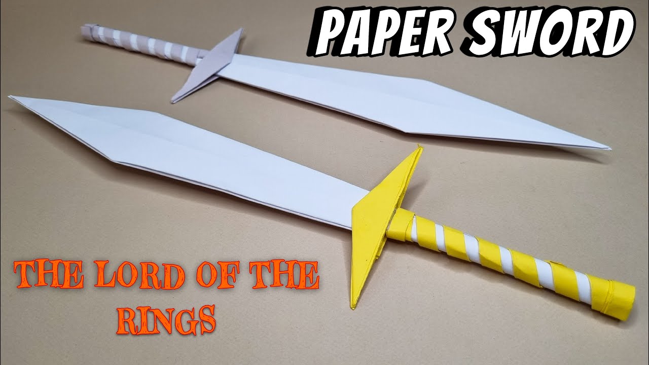 How to make a Sting, the Sword of Bilbo and Frodo Baggins (Lord Of The ...