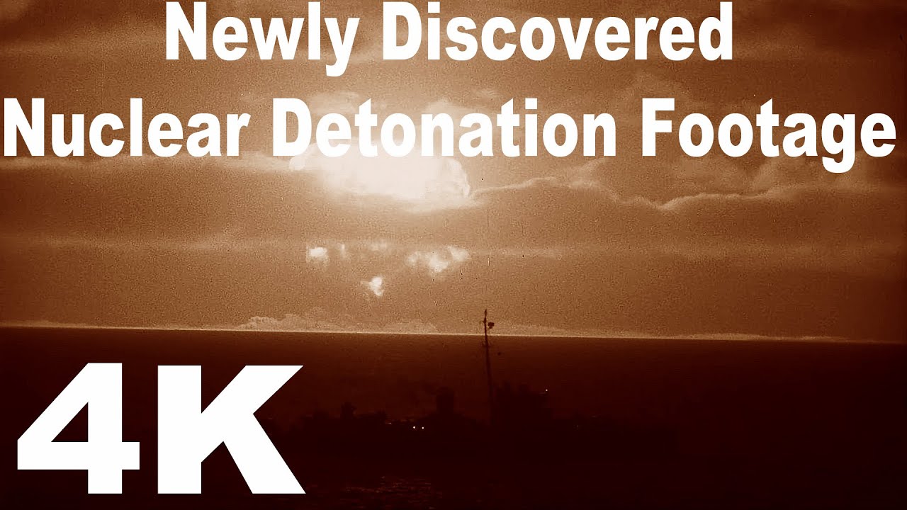 Newly discovered nuclear test footage - YouTube