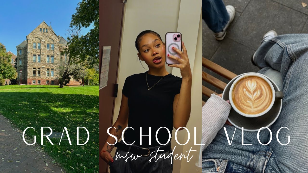 Grad School Vlog | first day as an msw student - YouTube