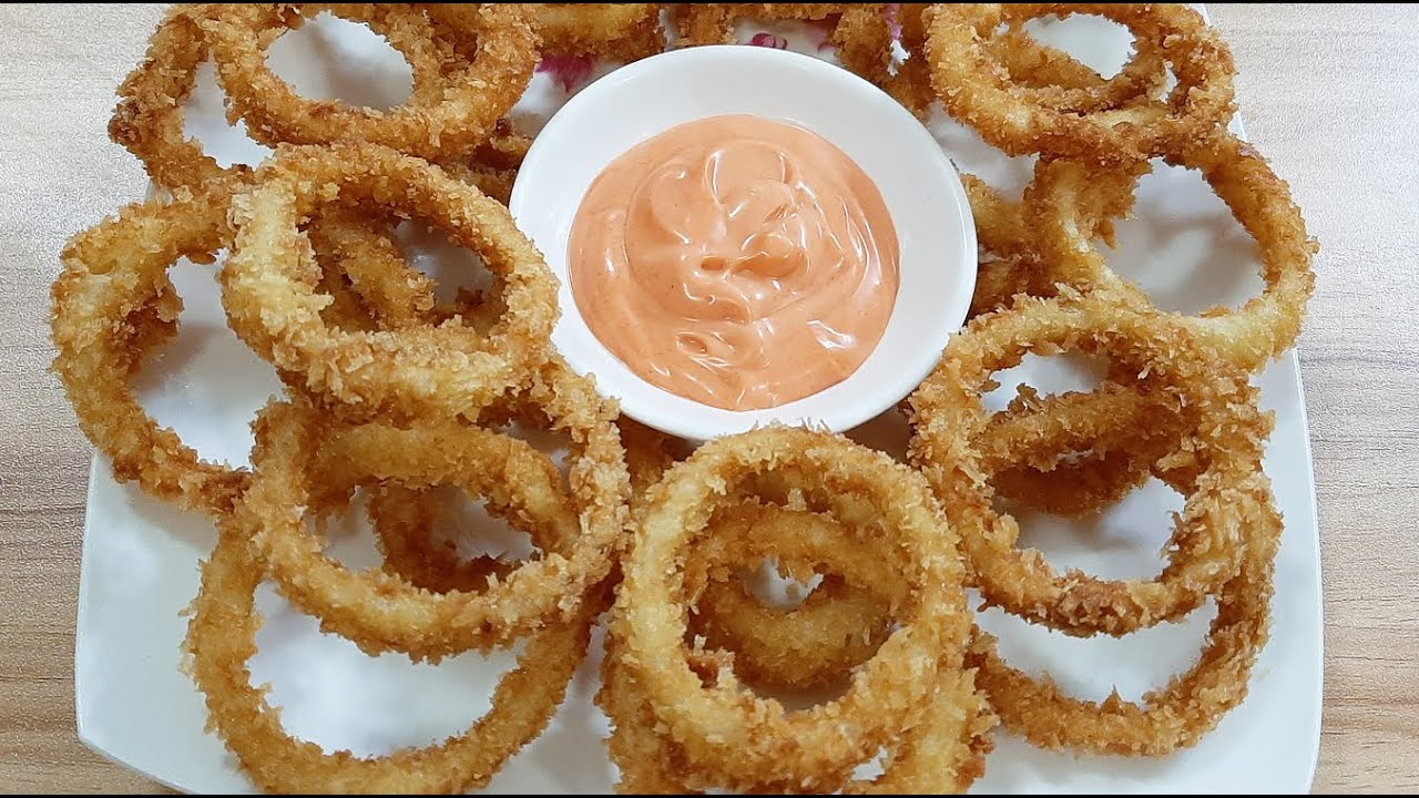 CRISPY FRIED ONION RINGS RECIPE | HOW TO MAKE ONION RINGS - YouTube