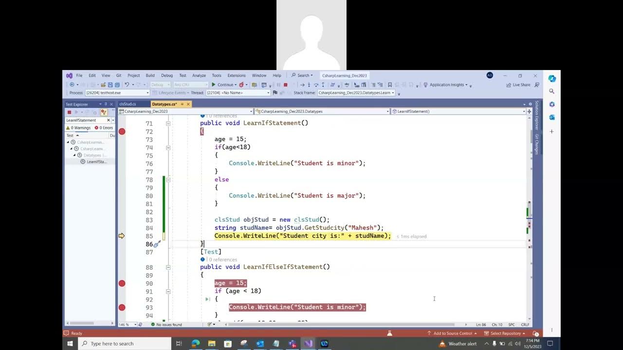 TechTutorialz: C#:Creating Methods in C# - YouTube