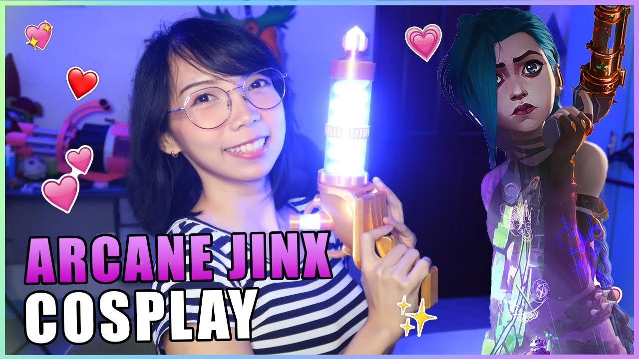 Unboxing my Jinx Weapons + Arcane Jinx Cosplay Trial | League of ...