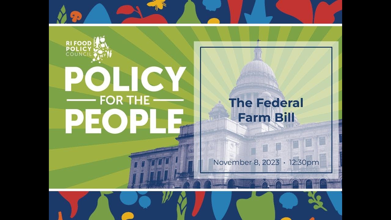 Policy for the People: The Federal Farm Bill - YouTube