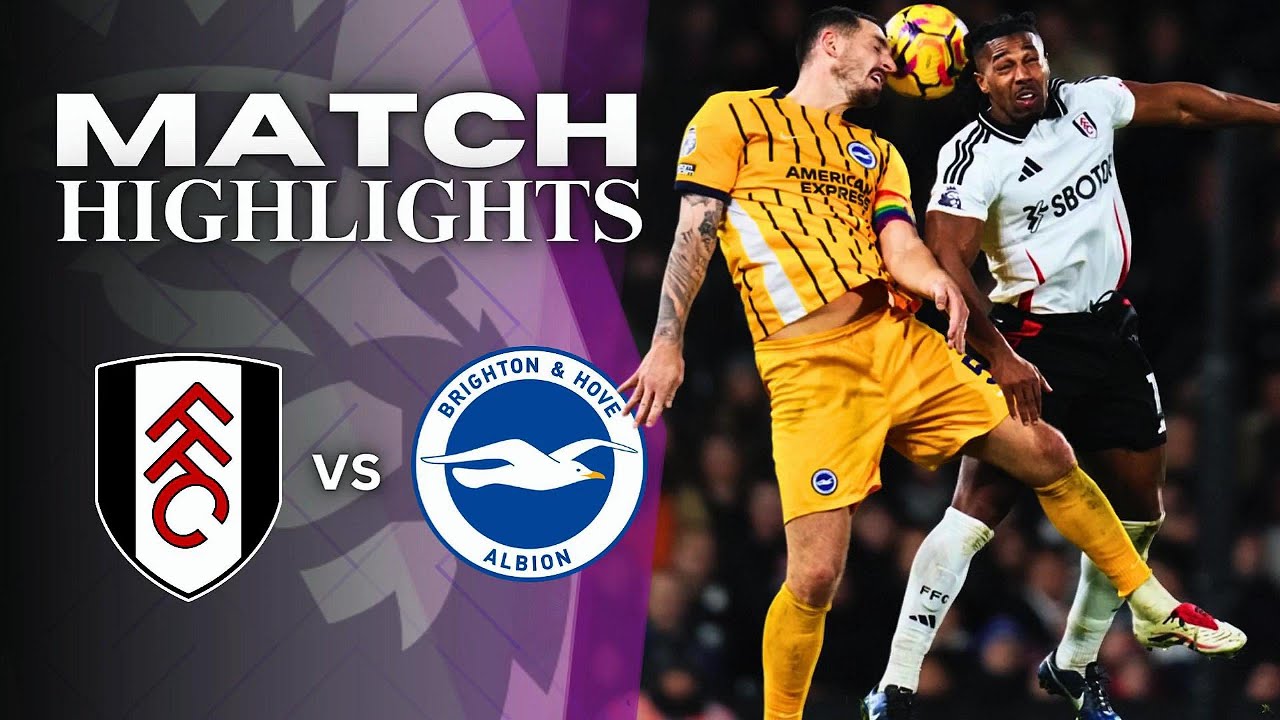24-25 EPL H/L│풀럼 vs 브라이턴&호브 알비온│2024.12.6 #스포츠무료중계 #리그티비 - YouTube