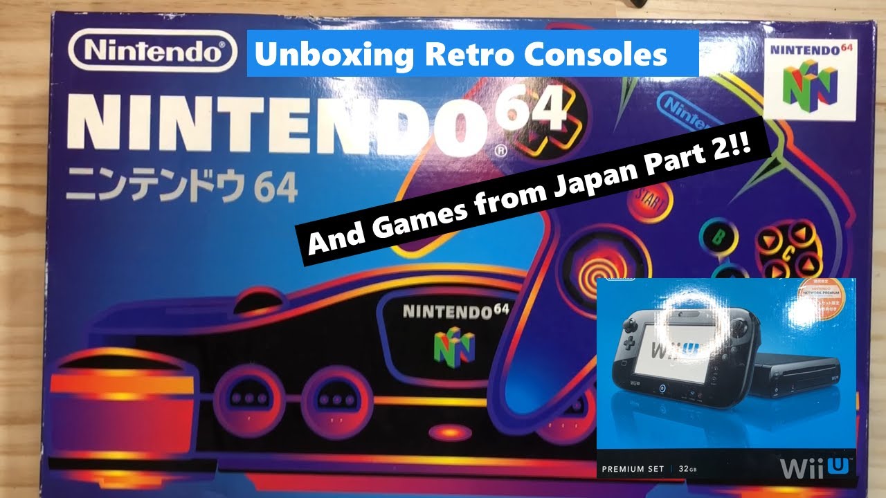Unboxing Retro Consoles from Japan Part 2 - YouTube