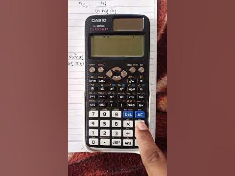 How to calculate Factorial by using Casio fx-991ex Classwiz | #shorts #youtubeshorts - YouTube