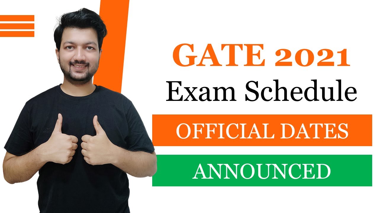 GATE 2021 Exam Schedule ANNOUNCED | GATE 2021 Update | Subjectwise GATE ...