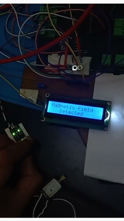 Detecting magnetic field using hall effect sensor. #pic16f877a #diy #iot #electronics - YouTube