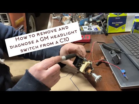 How to remove and diagnose a GM switch from a C10! Common 7 pin ...