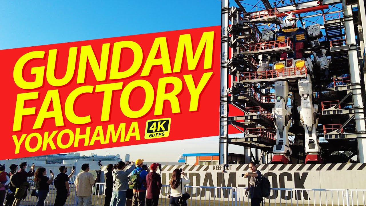 Gundam Factory Yokohama full walking tour in 4K 2024 - YouTube