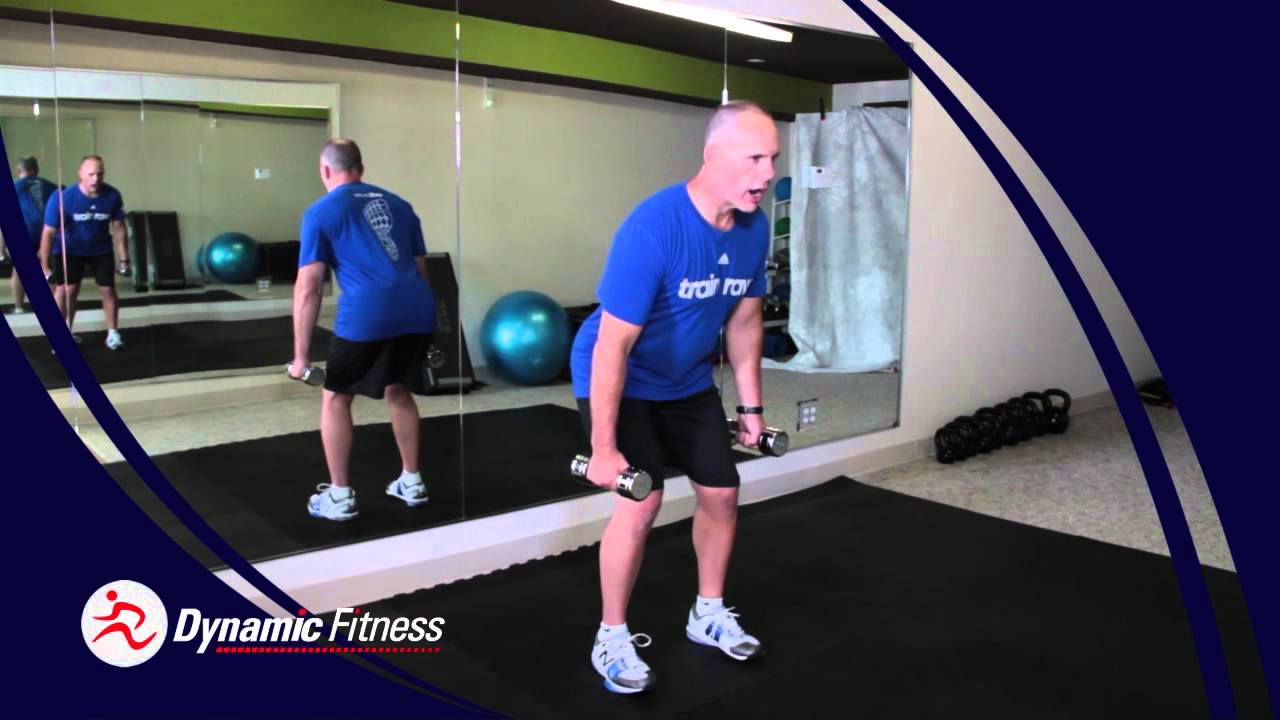 Strengthens muscles involved in the golf swing: Squat/Reverse Fly - YouTube