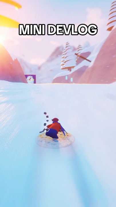 A new snowboarding game - Mini Devlog #gaming #indiegames #gamedev - YouTube
