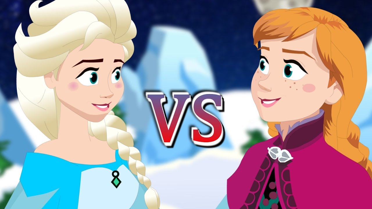 Elsa vs Anna - BATALLAS DE RAP DE PRINCESAS ANIMADAS - YouTube