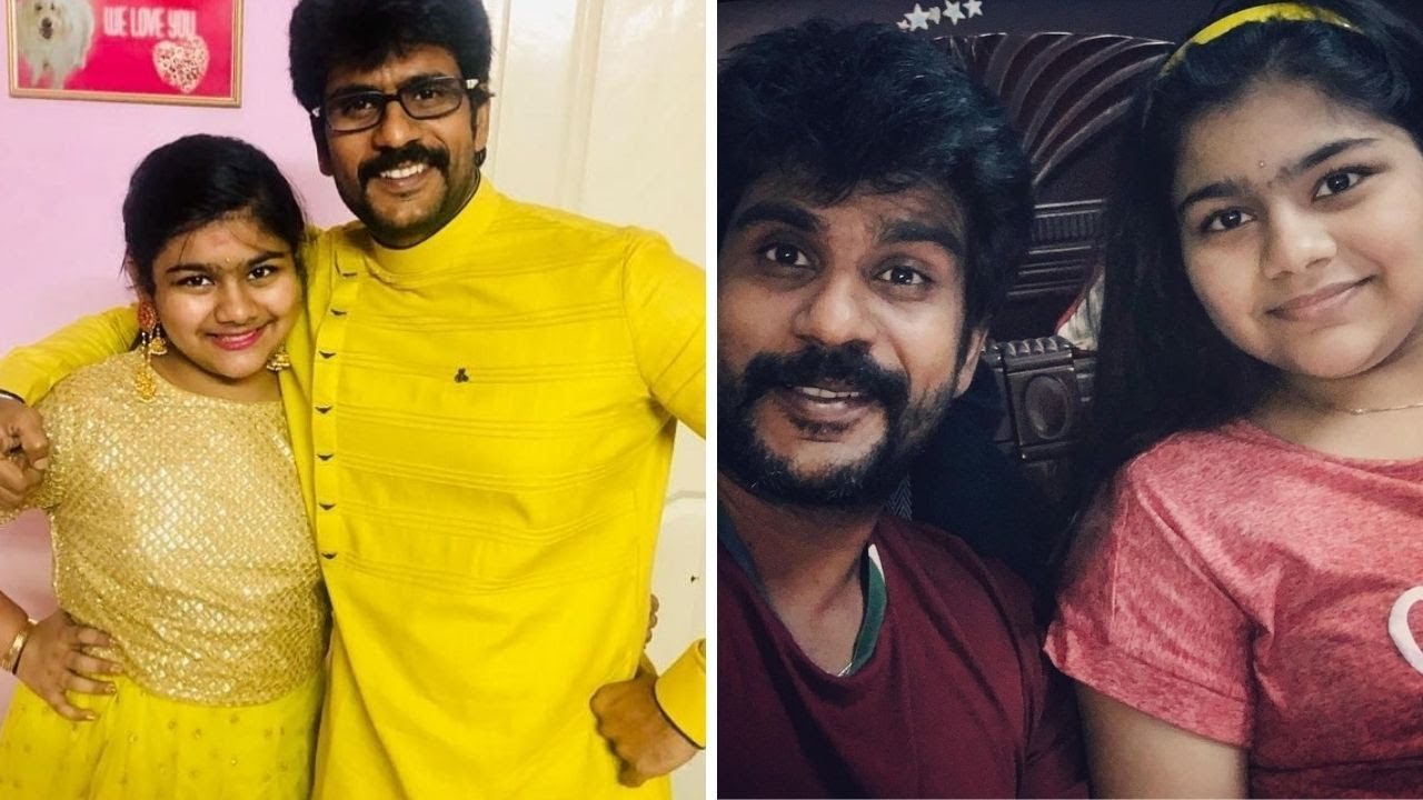 Serial Actor Sri And Shamitha Daughter Latest Pics |Actor Sri Family ...