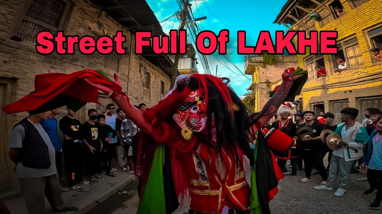 Gai Jatra Special Vlog 2080 || Street Full of LAKHE || Lakhe Dance ...