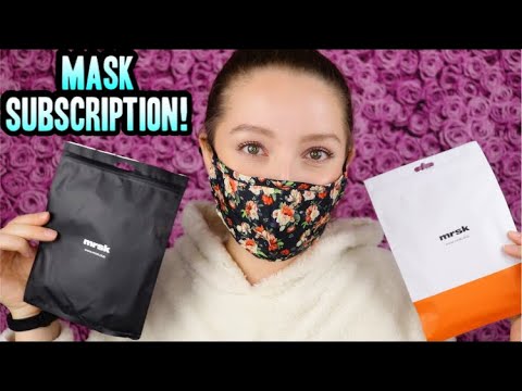 MRSK CLUB | FACE MASK SUBSCRIPTION UNBAGGING & TRY ON