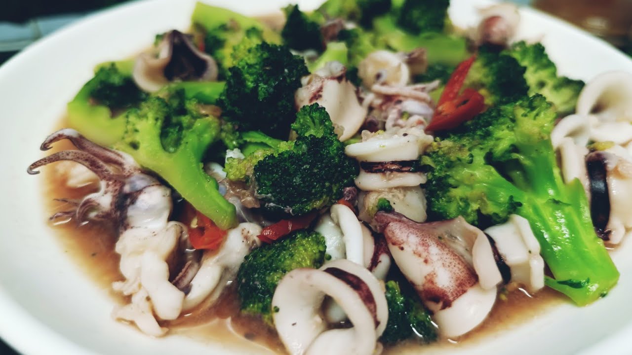 Masak Express Sayur Brokoli Campur Sotong Tumis Bawang Putih Saja ...