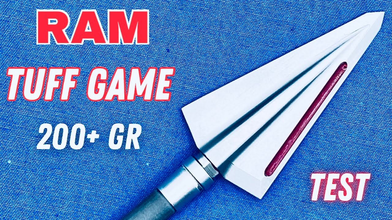 RAM TUFF GAME 200+: BROADHEAD TEST - YouTube