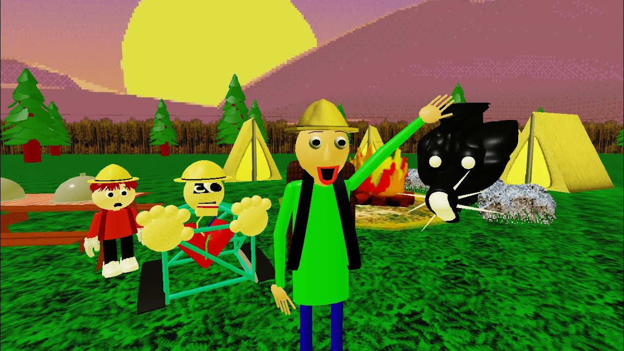 Baldi’s New Camping Trip - YouTube