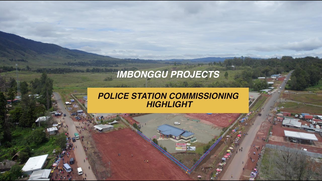 Hon. Pila Niningi: Imbonggu Police Station Opening Highlight - YouTube