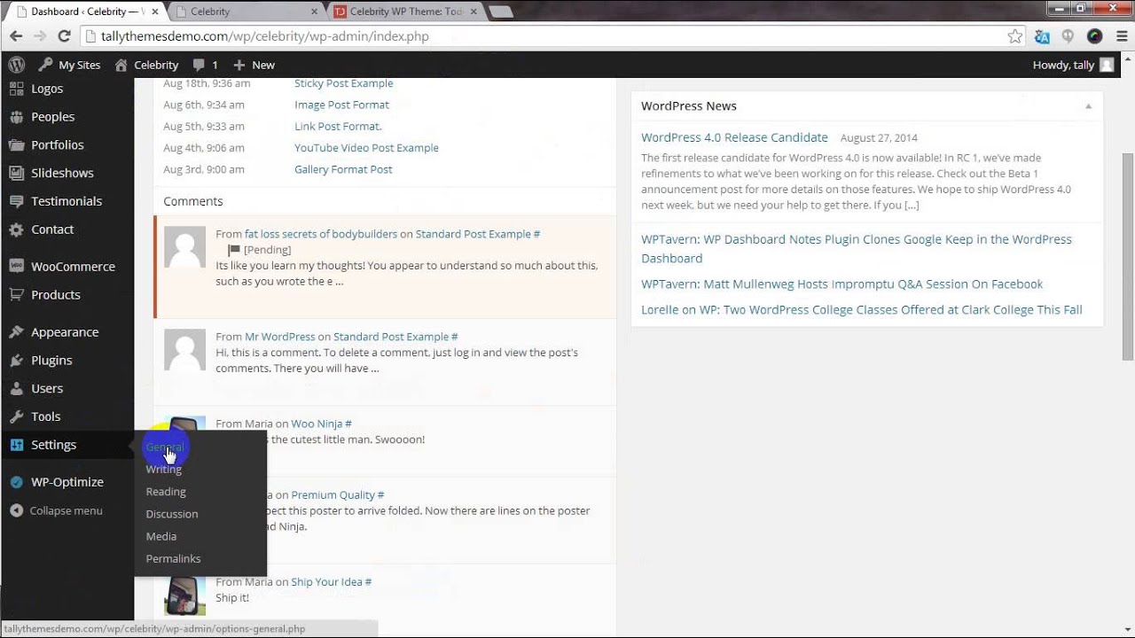 Front Page Displays Settings YouTube front-page-displays-settings-youtube