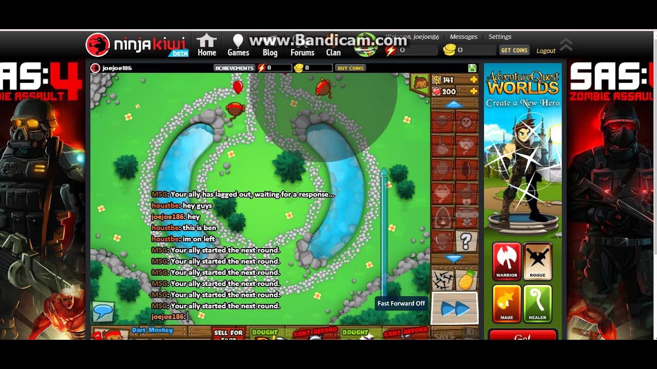 Bloons Tower Defense 5: Multiplayer mode part 1 - YouTube