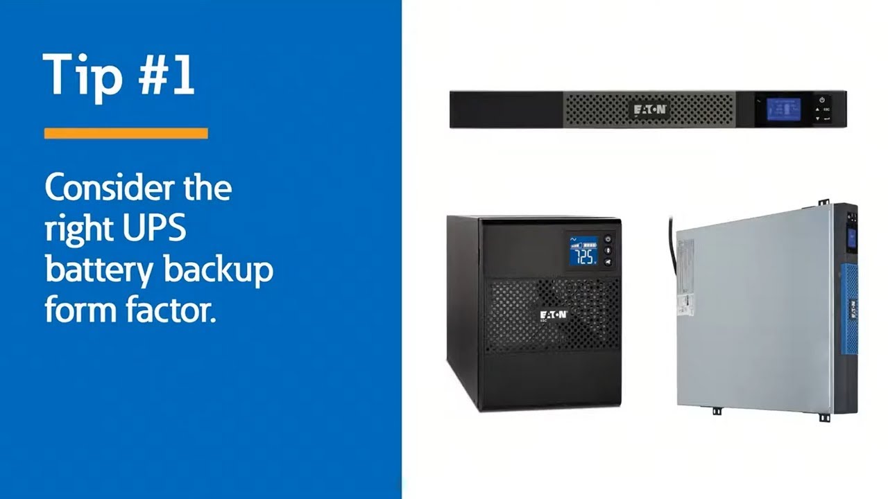 Top 10 tips to choosing the right UPS battery backup for network ...