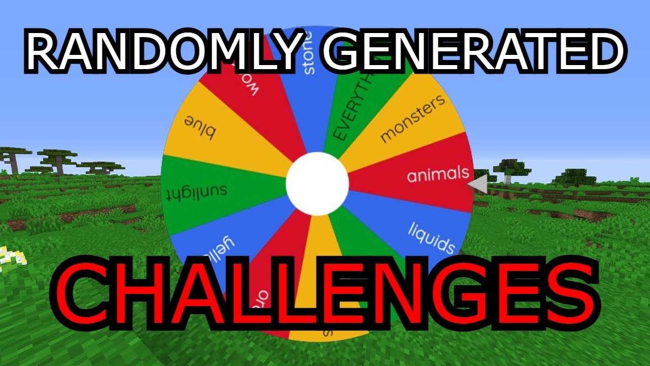 I Played RANDOMLY GENERATED Minecraft Challenges... - YouTube