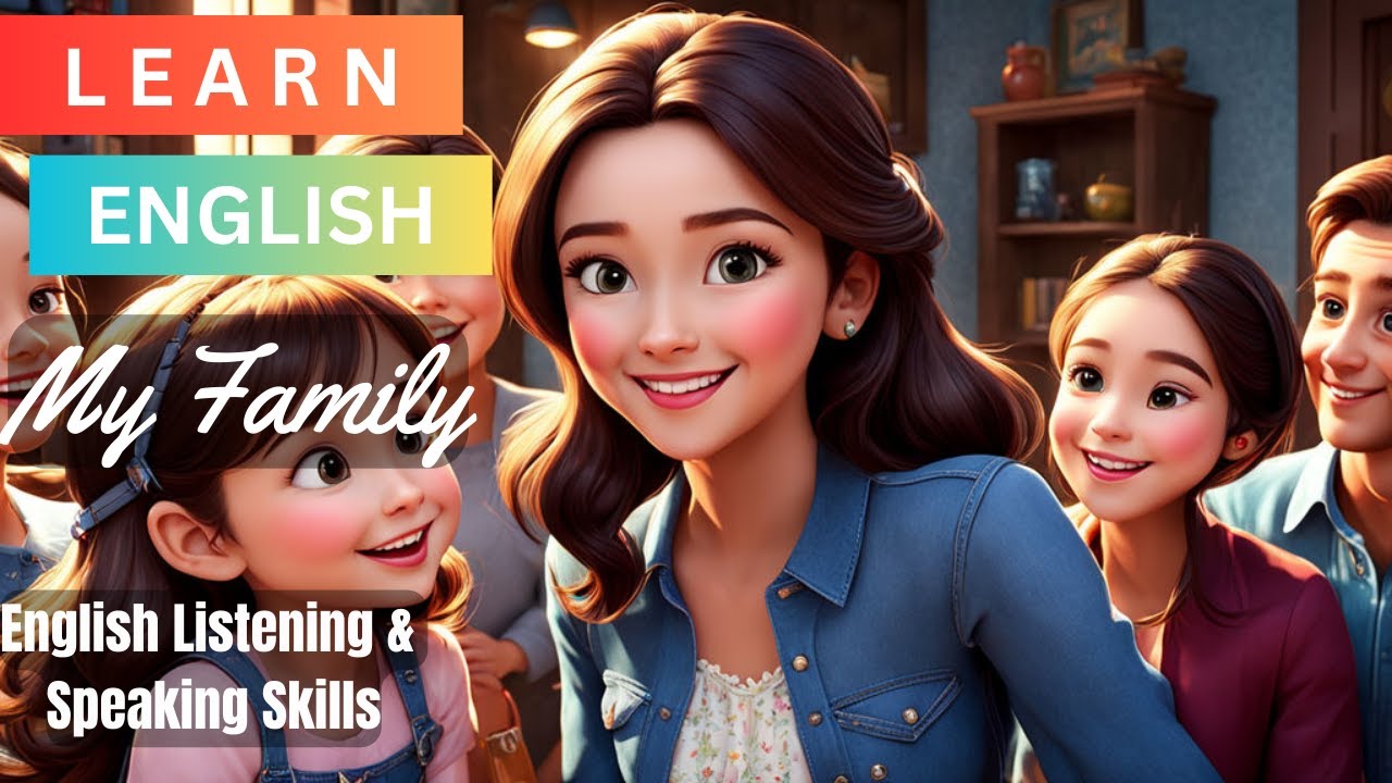 How to Improve English Speaking Skills | My Family | English Listening ...