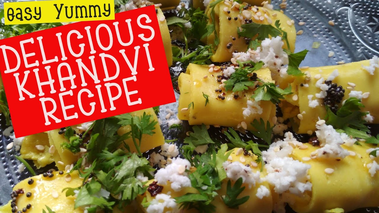 Khandvi Recipe | Best Gujarati Snack | सहज, सोपी, खमंग सुरळीची वडी ...