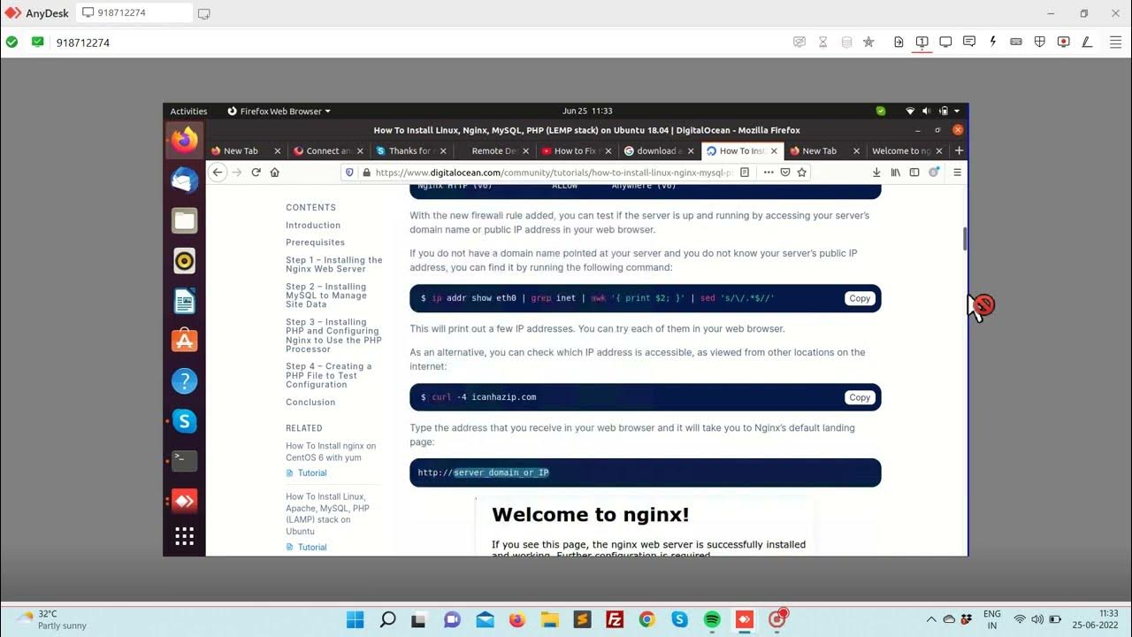 How to install Nginx | Mysql | php-fpm | phpmyadmin on ubuntu 20.04/18.04 | 2022 - YouTube