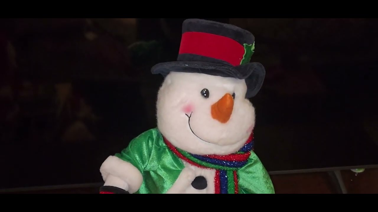 Gemmy Industries Animated (Large) Booty Shaking Snowman - YouTube