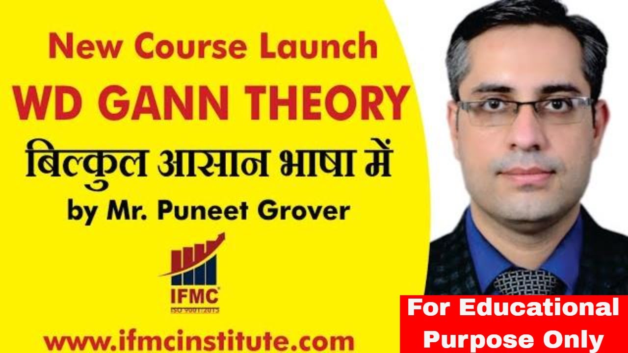 COMPLETE WD GANN THEORY IN SIMPLE MANNER BY IFMC Institute - YouTube