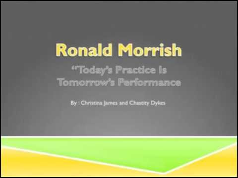 Ronald Morrish - Real Discipline - YouTube