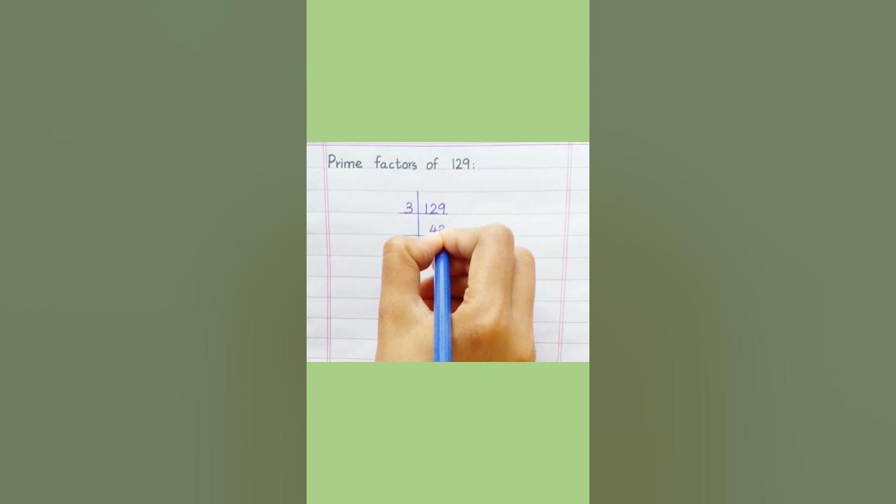 Prime Factors Of 129 shorts YouTube prime-factors-of-129-shorts-youtube