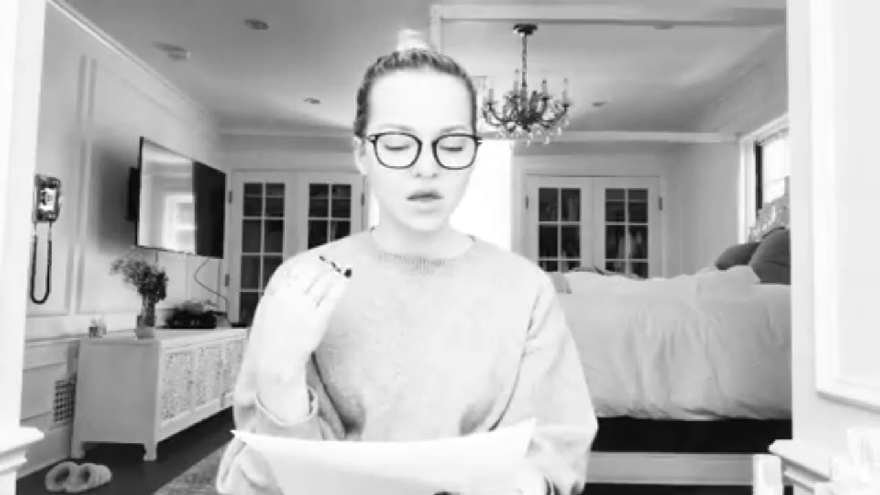 Dove Cameron cries during speech for Cameron Boyce - YouTube