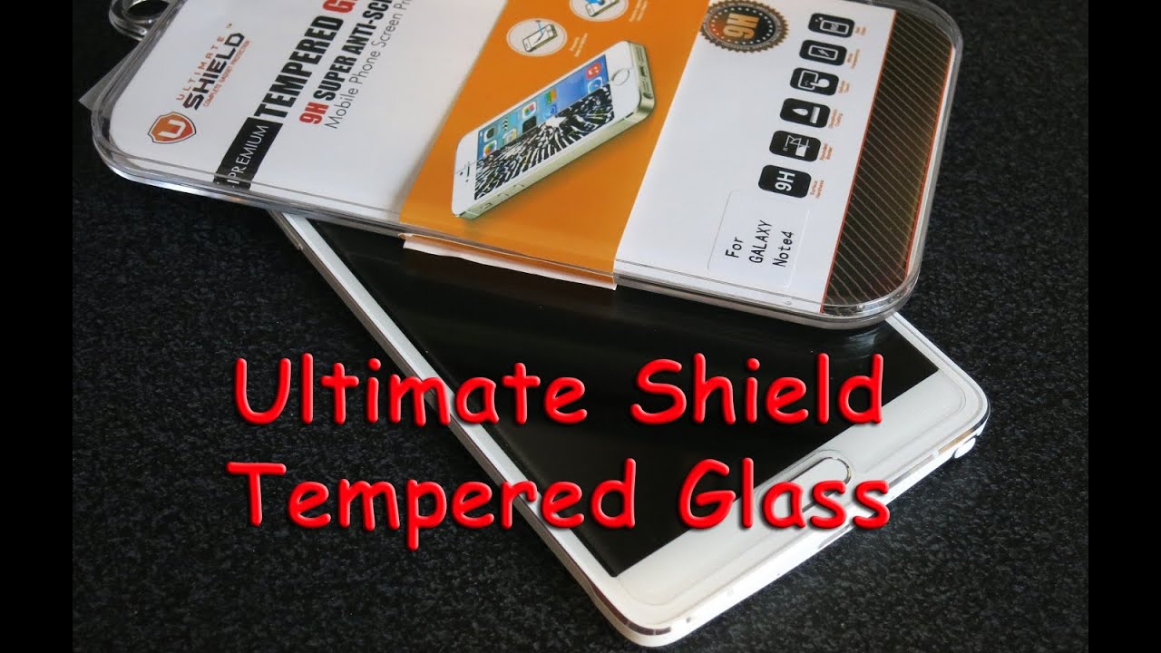 Ultimate Shield Tempered Glass - Samsung Galaxy Note 4 (Screen ...