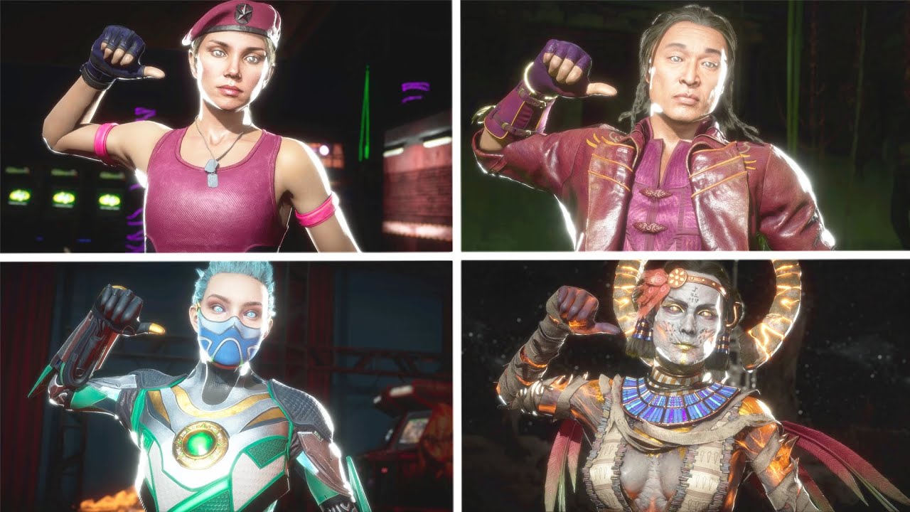 MK11 - All Characters Performs Kano "Piece of Piss" and intro - YouTube