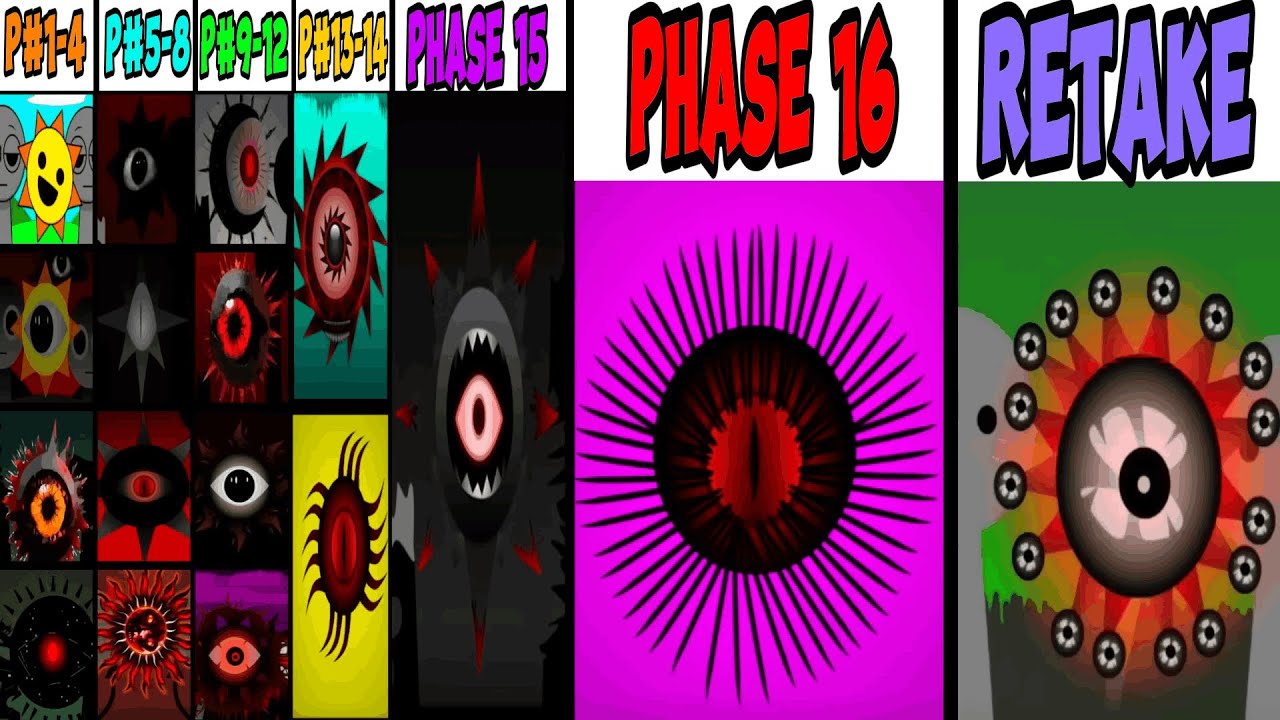 Phase 1 VS Phase 2 VS Phase 3 VS Phase 4 VS Phase 5 VS Phases 6 - 17 ...