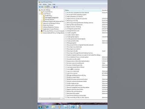 How to Lock pages in memory properties in Windows 7 - YouTube
