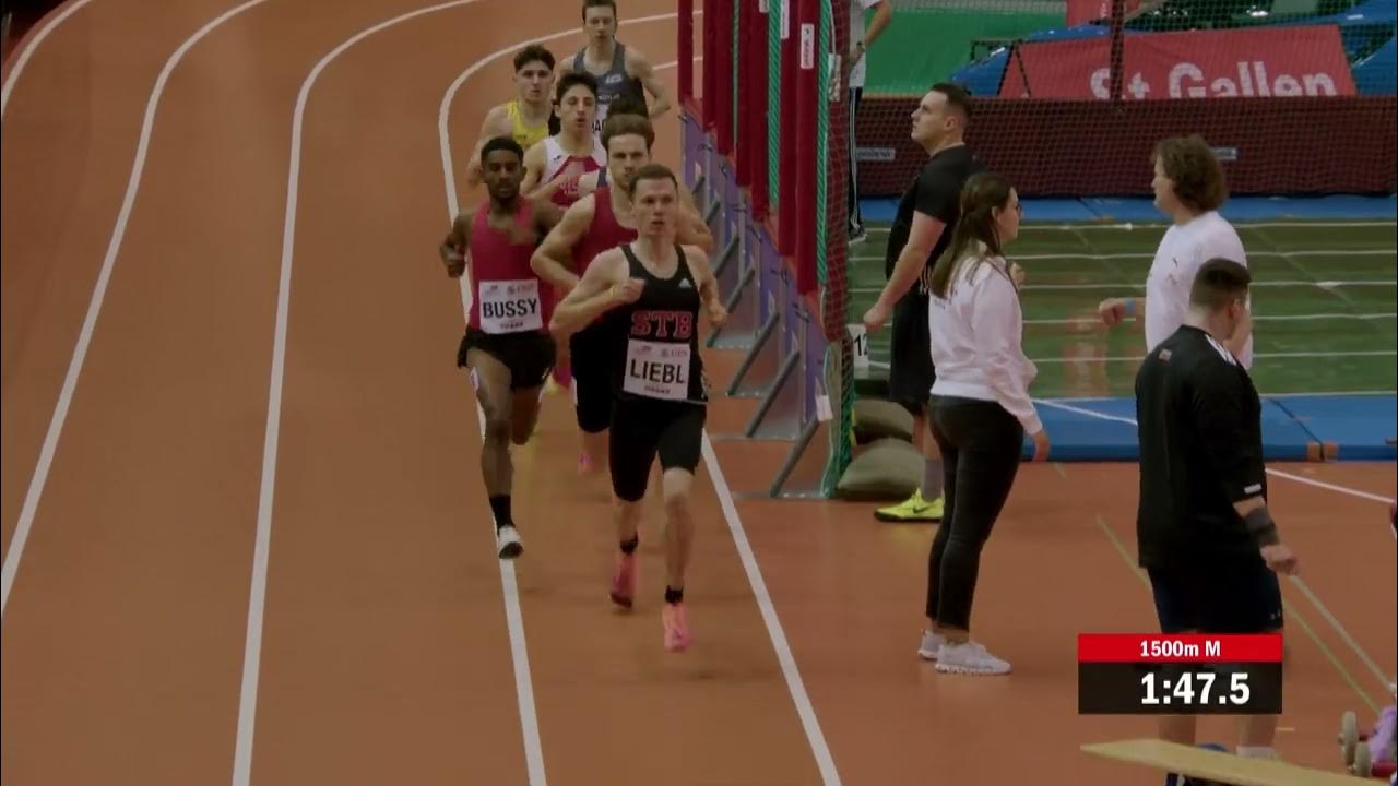 Hallen SM 2024 - Männer 1500m Vorlauf 2. Serie - YouTube