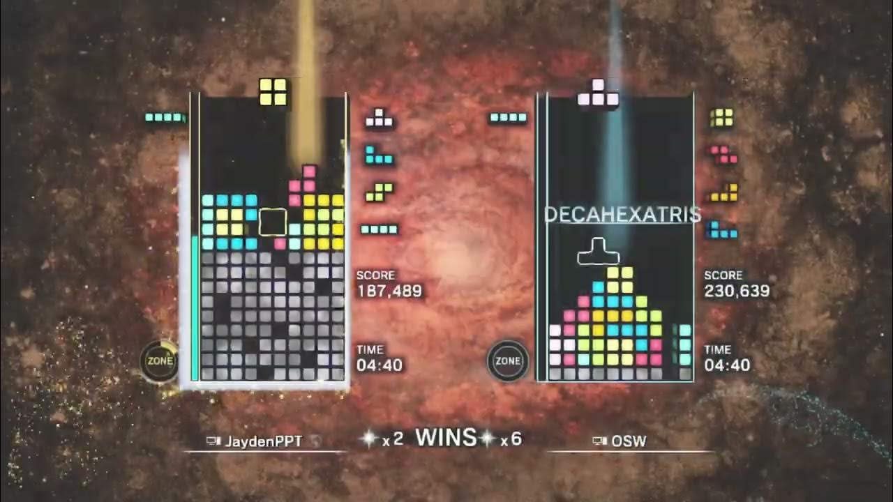 [Tetris Effect: Connected] 13 Minute Zone Battle Round VS OSW - YouTube