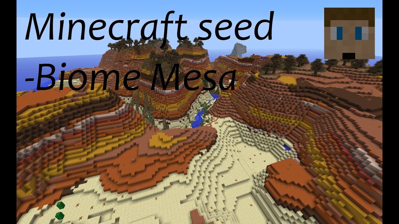 [Minecraft seed] Seed pour biome Mesa! - YouTube