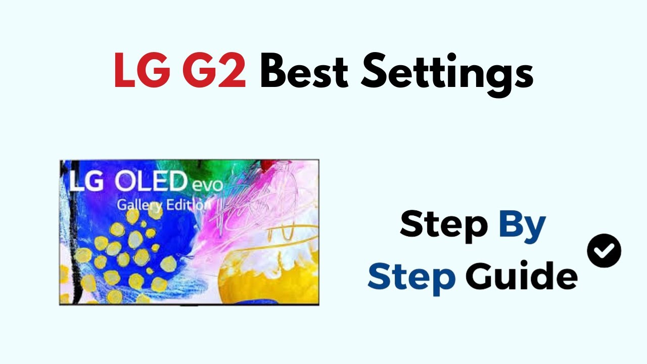 LG C2 Best Settings - YouTube