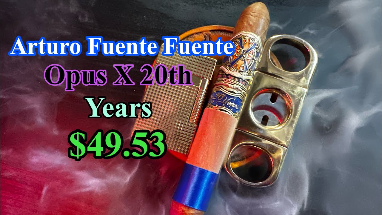 Arturo Fuente Fuente Opus X 20th Years Cigar Review - YouTube