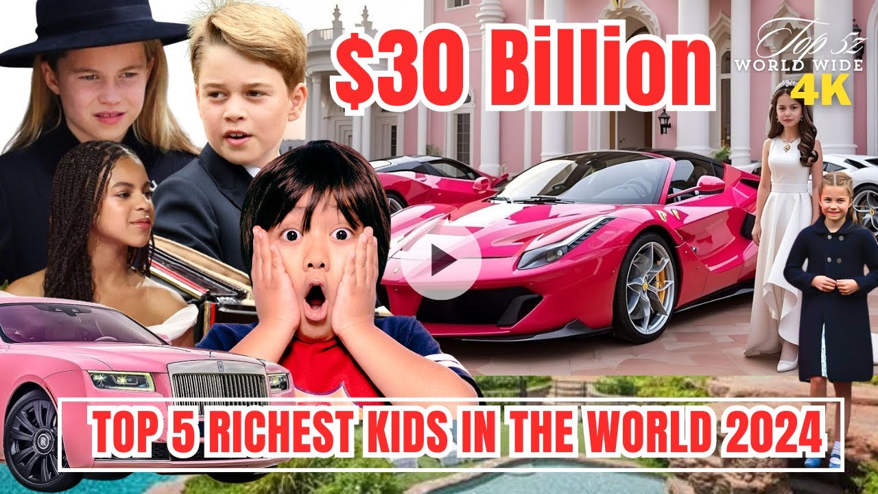 TOP 5 RICHEST KIDS IN THE WORLD 2024 AND THEIR NET WORTH - YouTube