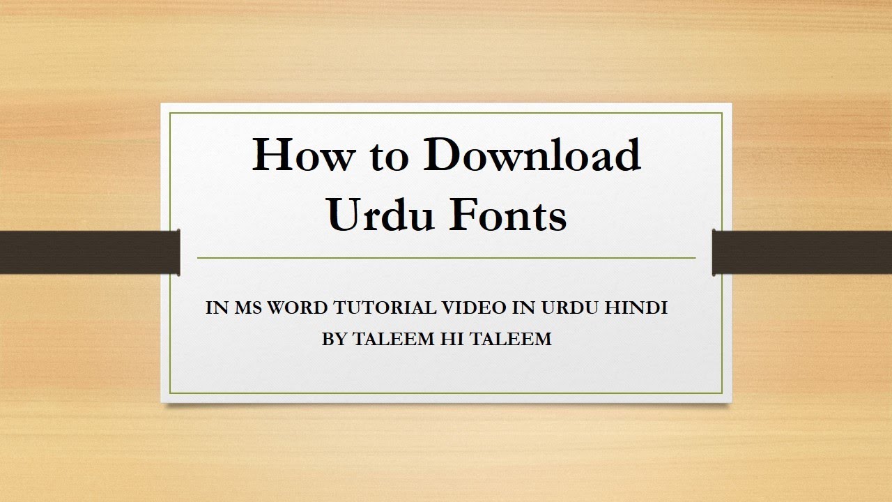 How To Download Urdu Fonts In Ms Word Printable Templates how-to-download-urdu-fonts-in-ms-word-printable-templates
