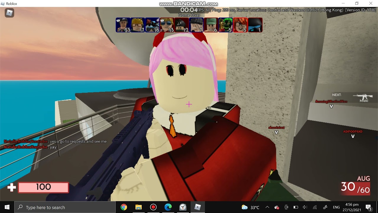 My new little ace pilot friend in roblox arsenal ( read desc ) - YouTube